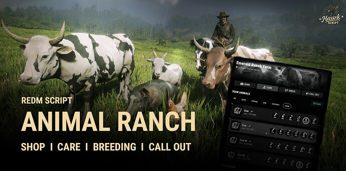 Animal Ranch │ Breeding - RedM Releases - Cfx.re Community