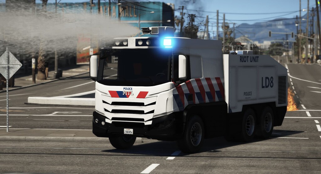 Police Water Cannon - Smart Vehicle - Moveable Water Jets [Paid ...