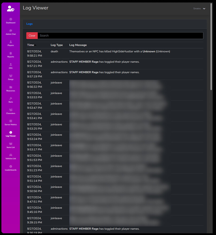 [PAID] [QB/ESX] 919 ADMIN CLASSIC - The Legacy Admin Menu - FiveM Search