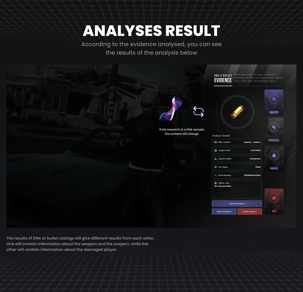 Advanced Evidence - ESX / QB - FiveM Releases - Cfx.re Community