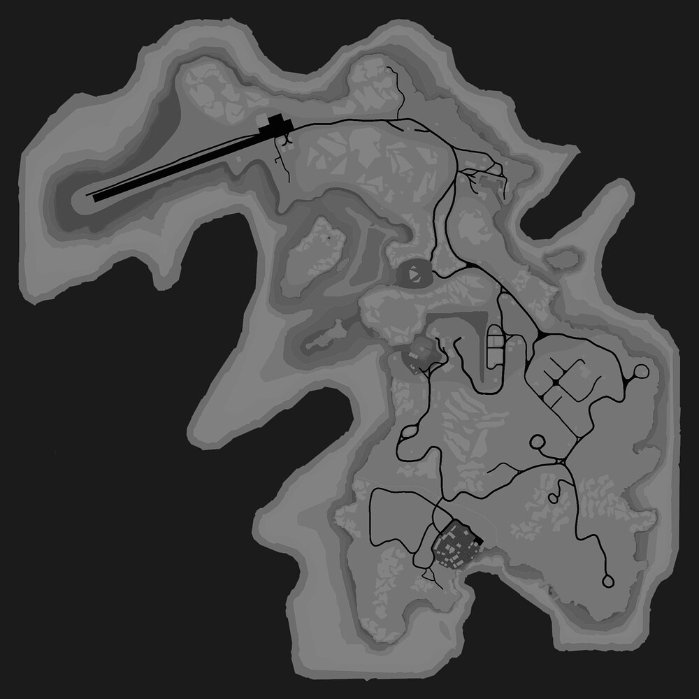 [FREE] [MINIMAP] Black & White Dark Postal Code Map & Minimap (Fixed ...
