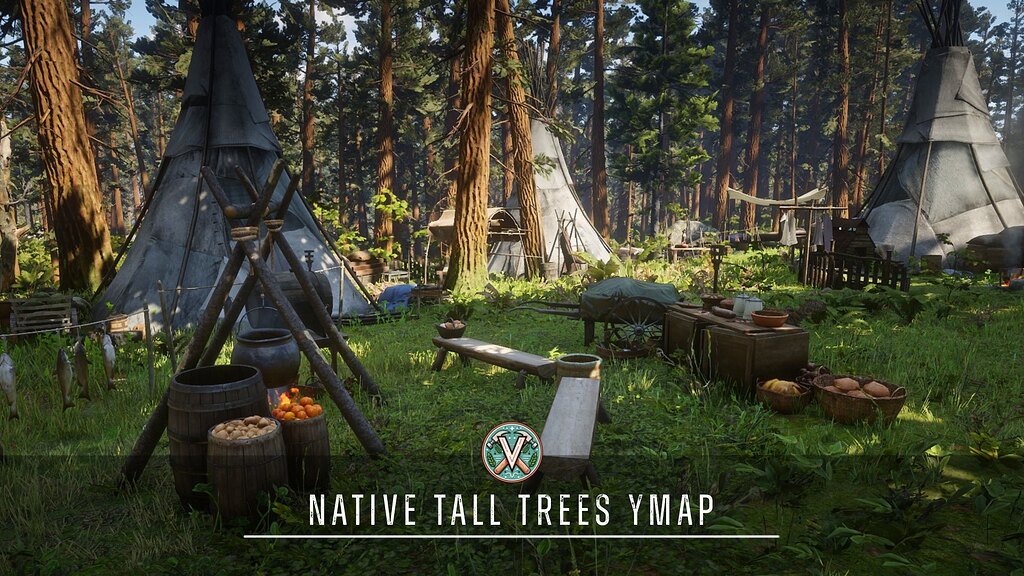 [YMAP] - Tall Trees Indian Camp - RedM Releases - Cfx.re Community