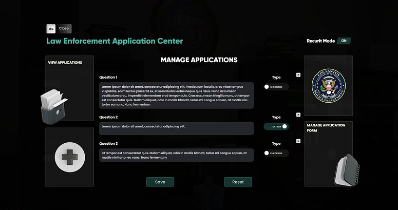 Job Application System | Ingame Forms Creator | [QB / ESX] - FiveM ...
