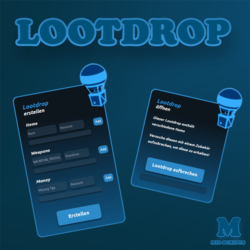 MIO Lootdrop Creator [ESX] - FiveM Releases - Cfx.re Community