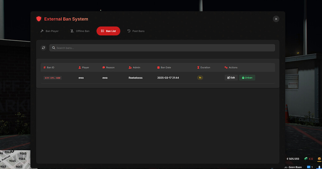 [ESX/QB/STANDALONE] Advanced Ban System - FiveM Releases - Cfx.re Community