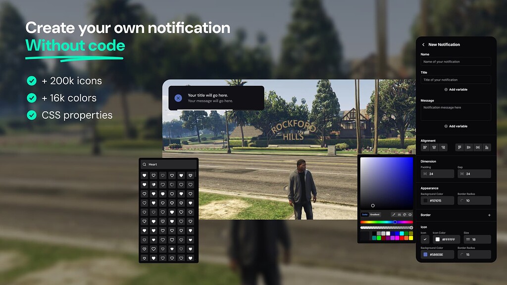 Notification System [QBCore, ESX, vRP & STANDALONE] - FiveM Releases ...