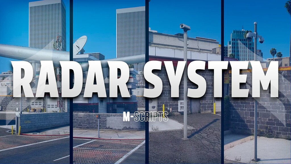 [PAID] [QB/ESX] m-RadarSystem - Multi prop support - Bill Players ...