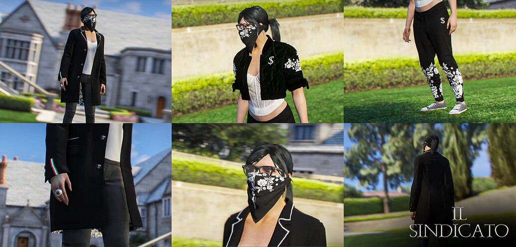 🔪 Sindicato Gang Clothing | Male + Female [PAID][CLOTH] - FiveM ...