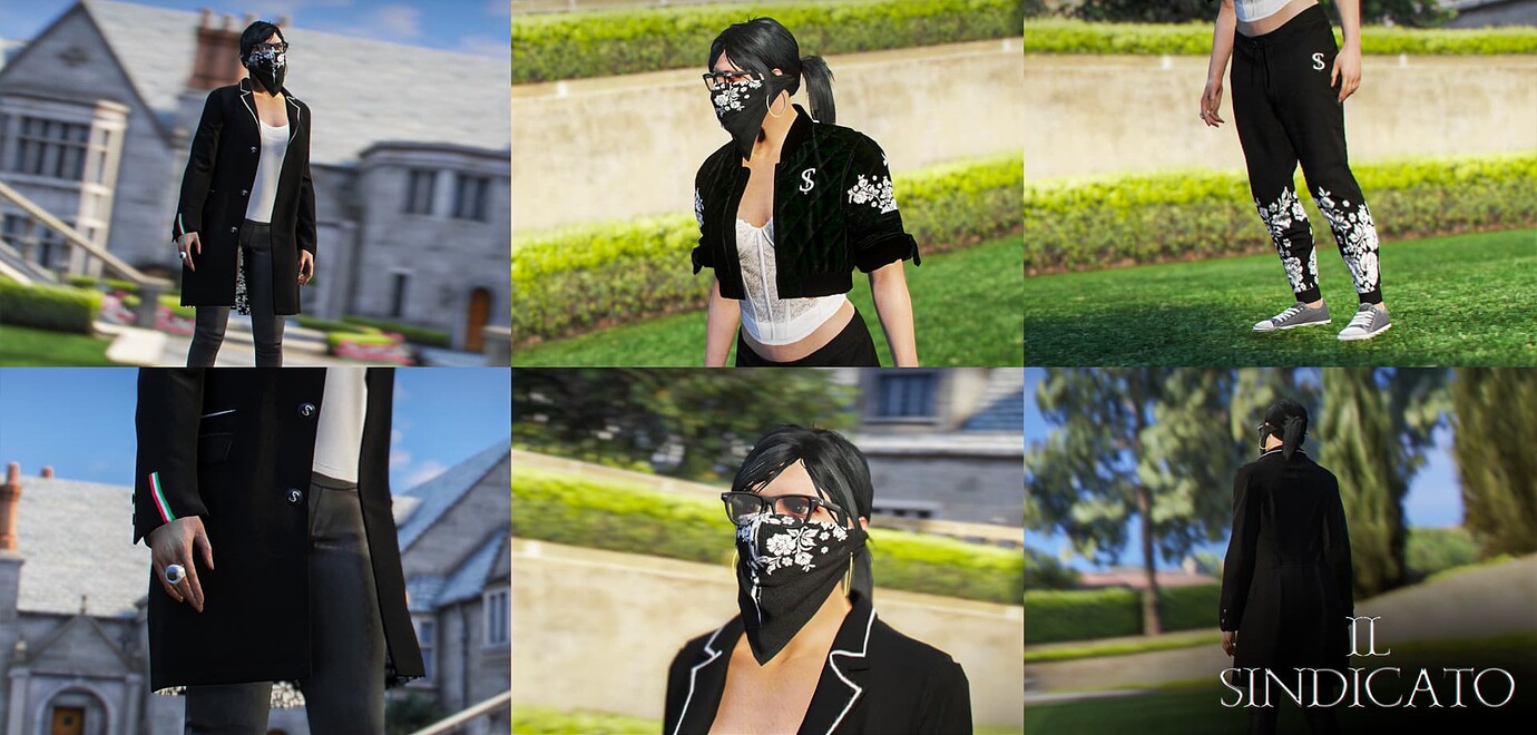 🔪 Sindicato Gang Clothing | Male + Female [PAID][CLOTH] - FiveM ...
