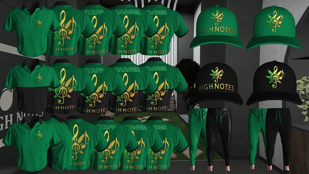 High Notes Uniform for Male and Female [On Sale] - FiveM Releases - Cfx ...