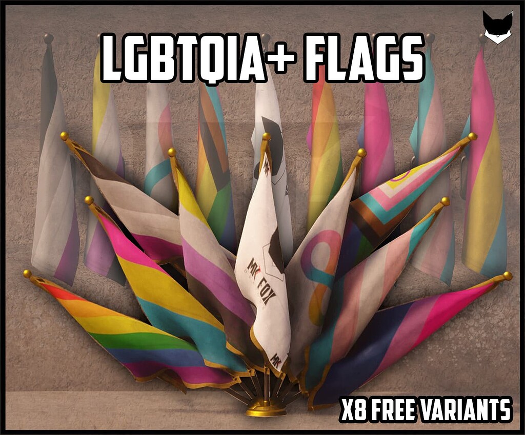 [PROPS] FLAGS v.02 - Pride Month extra variants - RedM Releases - Cfx ...