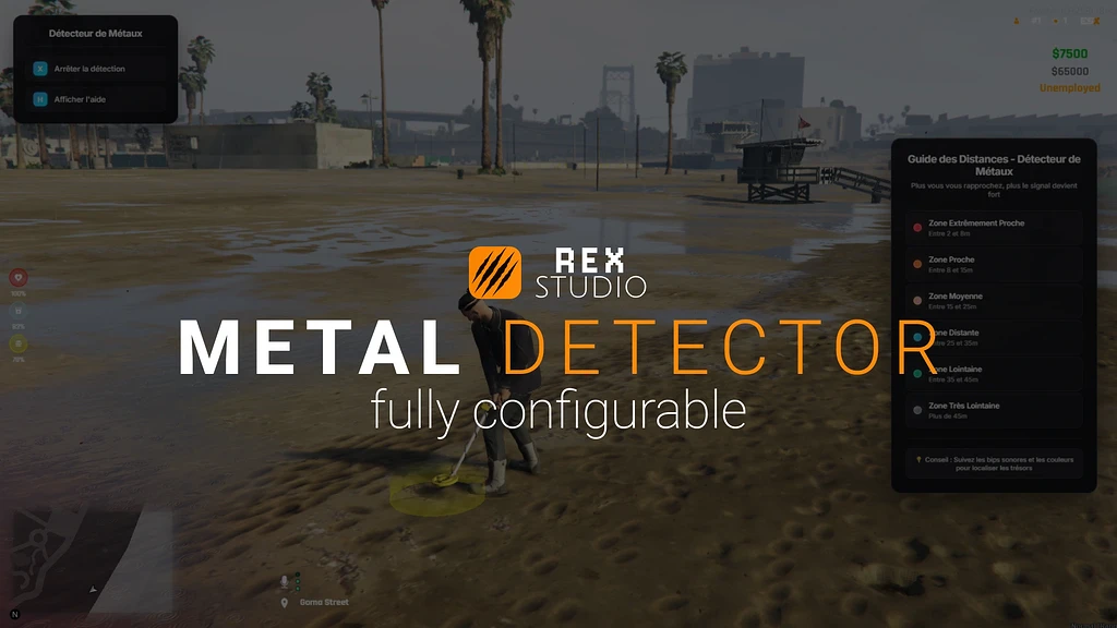 METAL DETECTOR fully configurable [ESX][QB] - FiveM Releases - Cfx.re ...