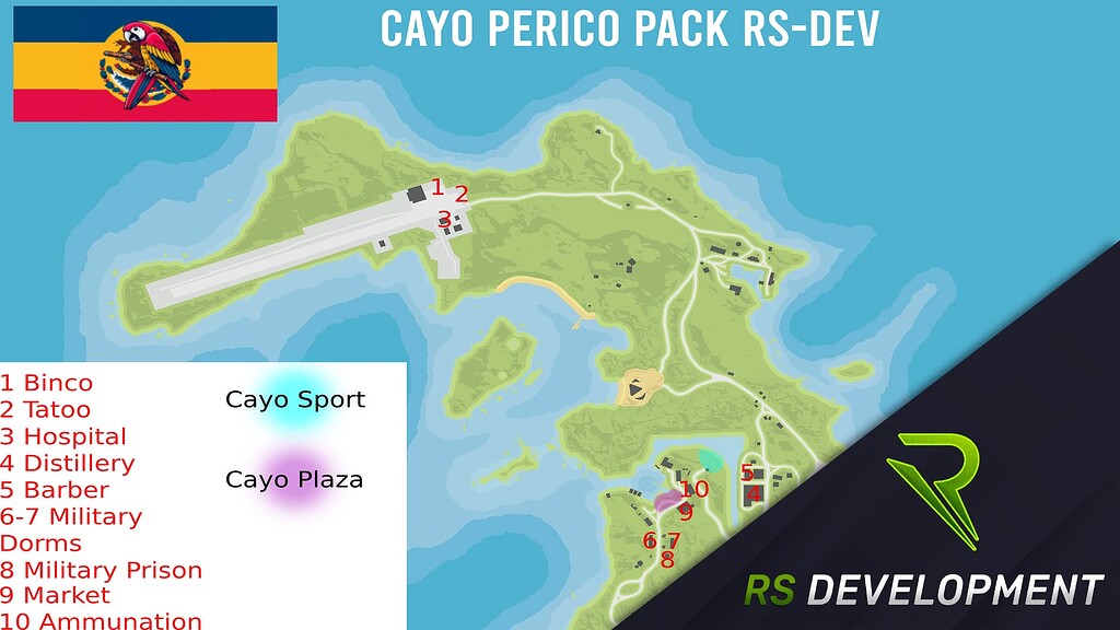 RSD[MLO] Cayo Perico - Pack V4 [17 MLO] - FiveM Releases - Cfx.re Community