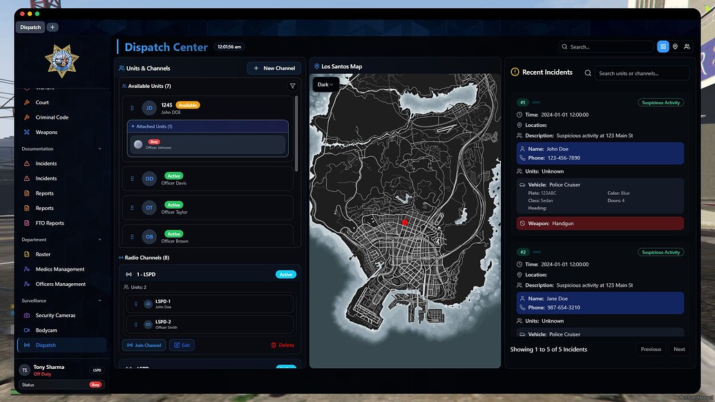 [QBCore] [Qbox] [ESX] [OX] Advanced MDT and Dispatch System (Police ...