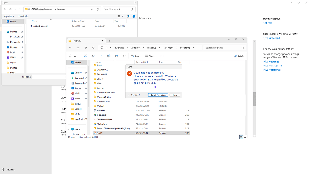 how to fix how to fix could not load component citizen-resources-client.dll - FiveM Client ...