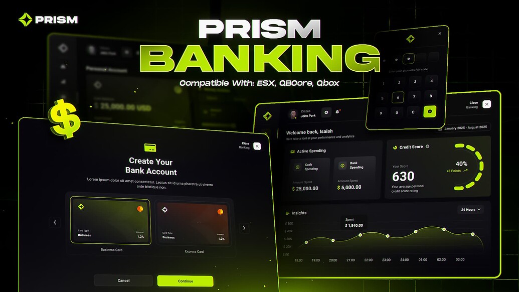 Prism Banking | The Most Advanced FiveM Banking Script - FiveM Search
