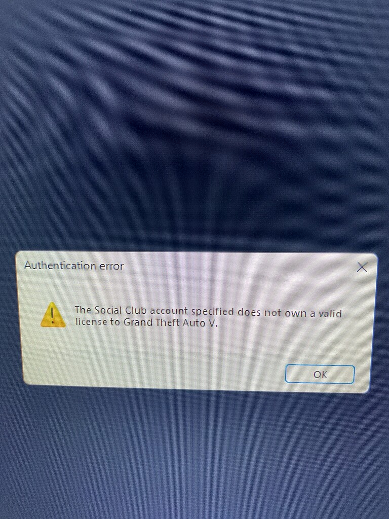 Every time I try to run fivem it comes up with a error code and wont let me play - FiveM Client ...