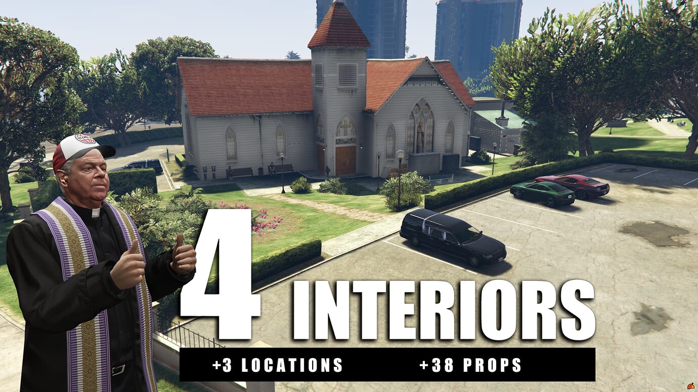 [MLO] Church ( 4 interiors , 3 locations + props ) - FiveM Releases ...