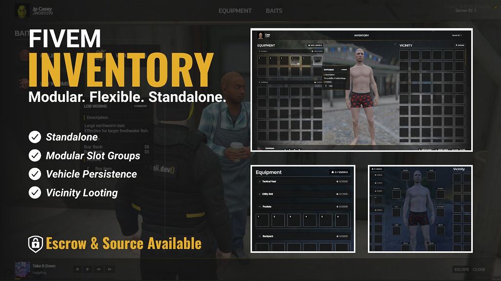 Standalone Slot Inventory | Containers, Vehicles & Vicinity Loot ...