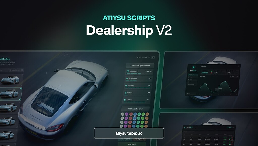 Advanced Dealership V2 | Dealership Creator - FiveM Releases - Cfx.re ...