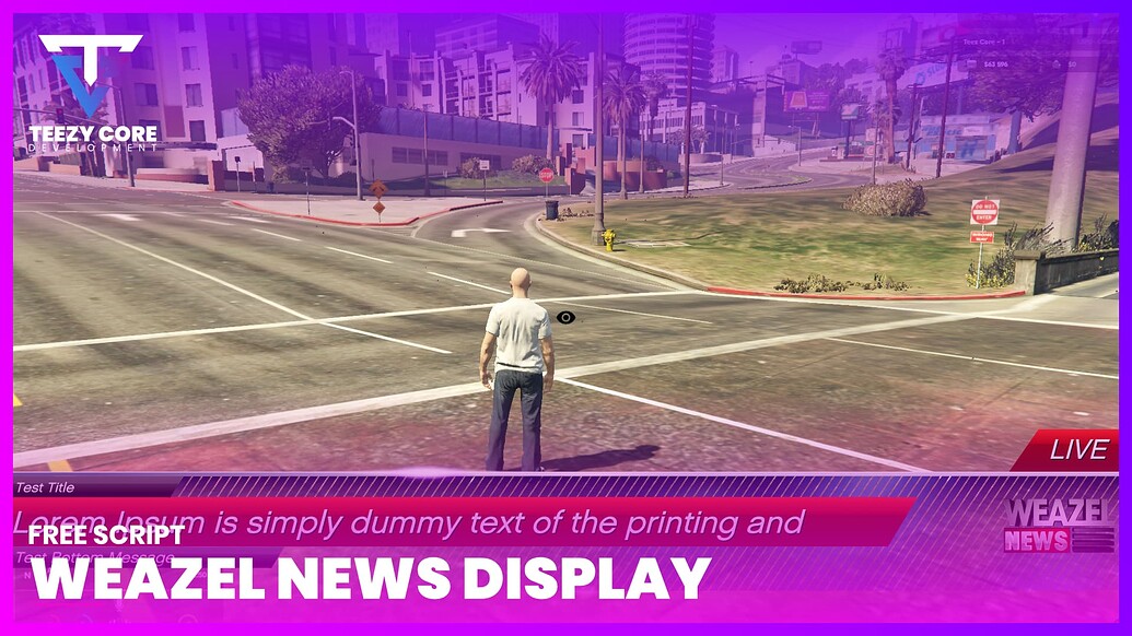 [FREE] [STANDALONE] Weazel News Display - FiveM Releases - Cfx.re Community