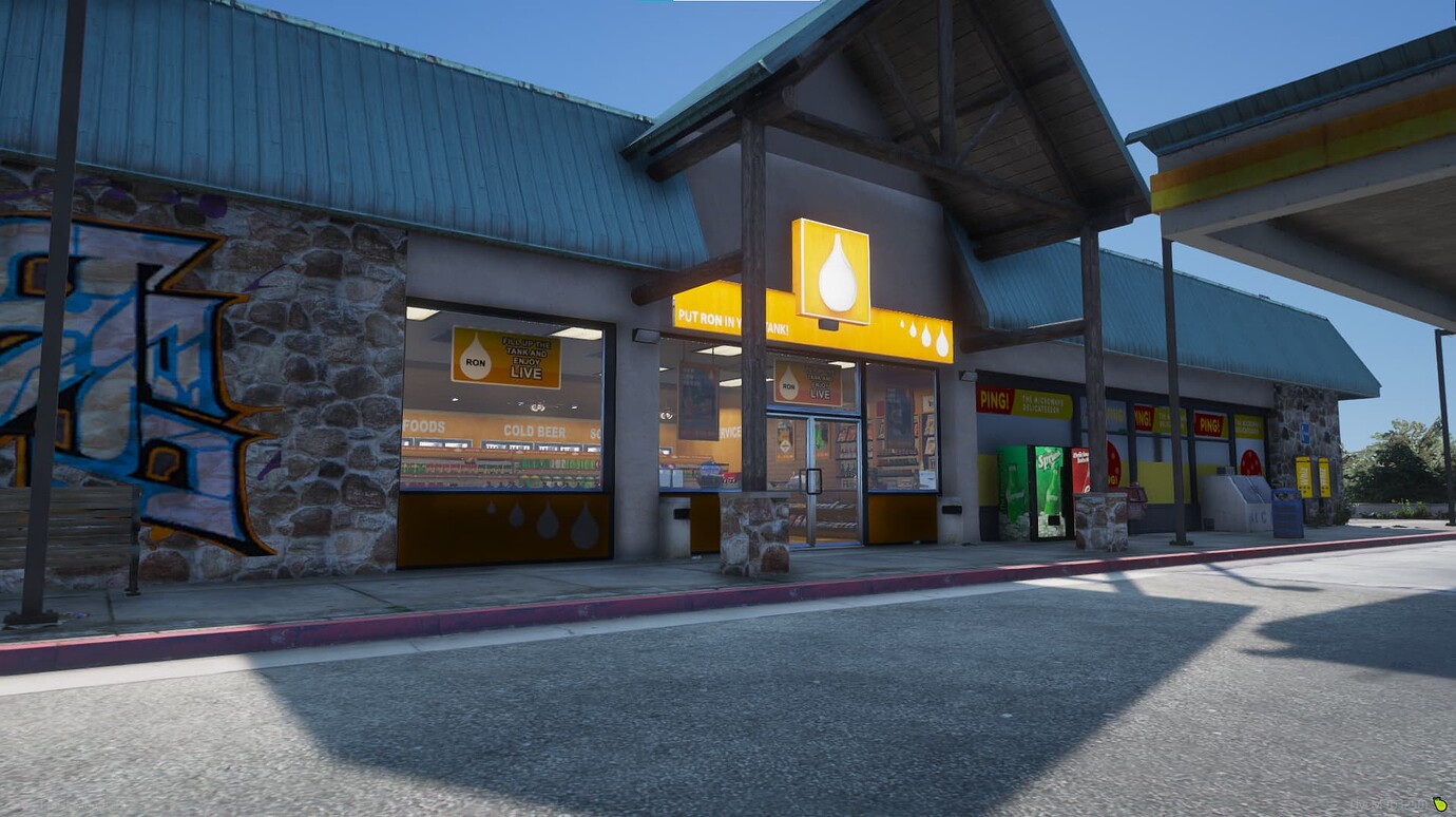 Ron Gas Stations [7 Interiors] [MLO] [PAID] - FiveM Releases - Cfx.re ...