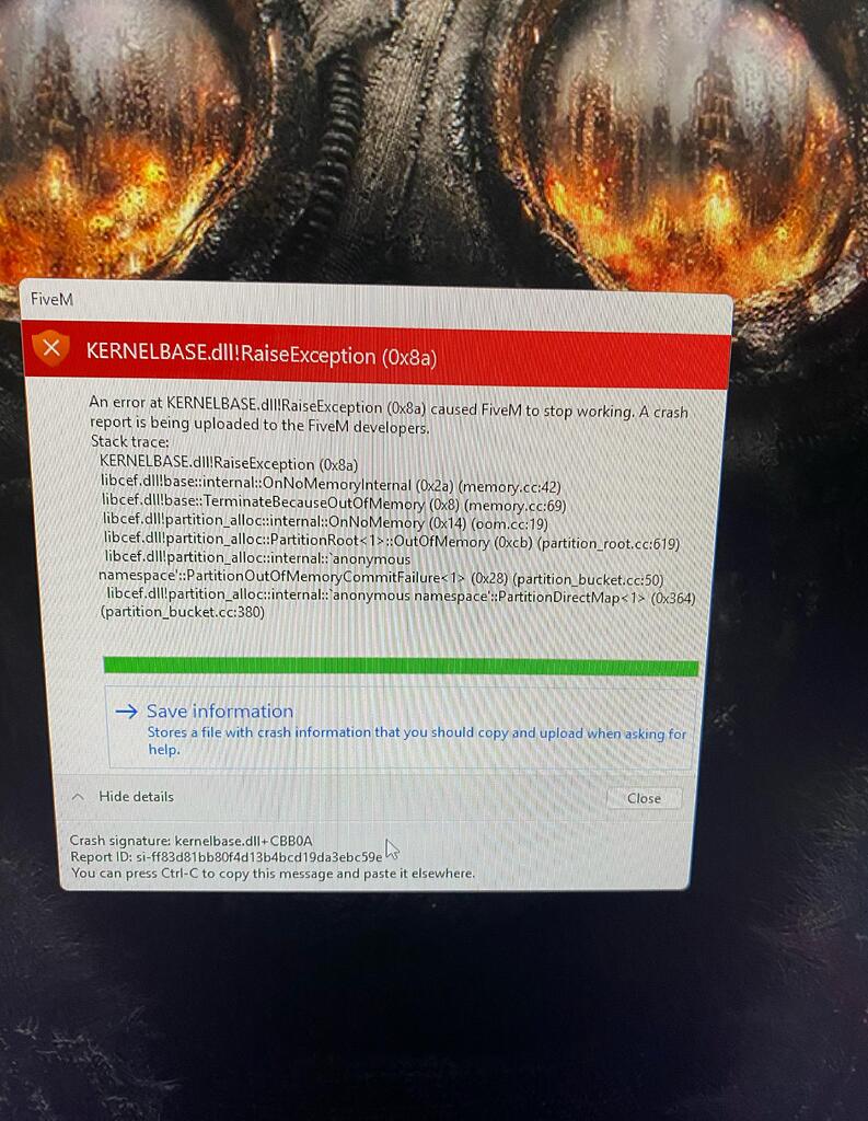 Fivem keeps crashing - FiveM Client Support - Cfx.re Community