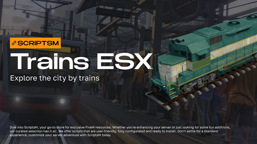 [ESX, Standalone] FiveM Trains, Works with OX inventory and target ...