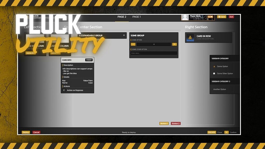 PLUCK - Predefined LUA UI Component Kit - FiveM Releases - Cfx.re Community