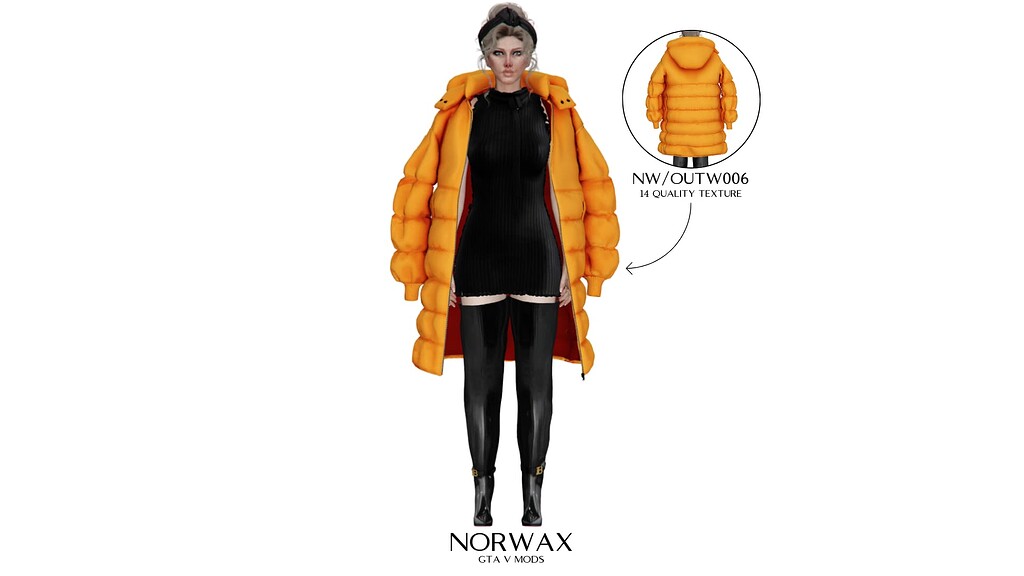 [PAID] Hanging Puffer Jacket mp Female (NW/OUTW006) - FiveM Releases ...