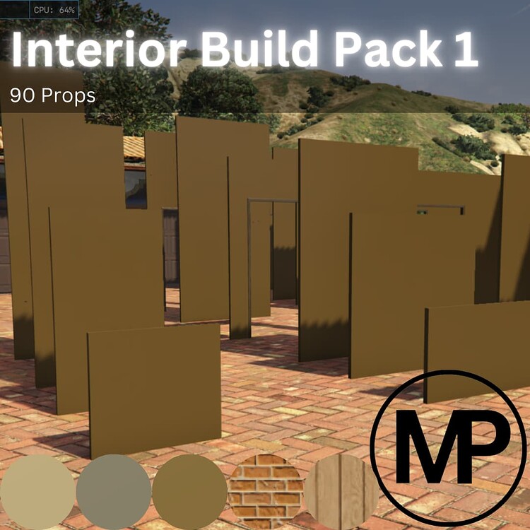 [MPW] Interior Build Pack 1 - Walls | 90 Props - FiveM Releases - Cfx ...