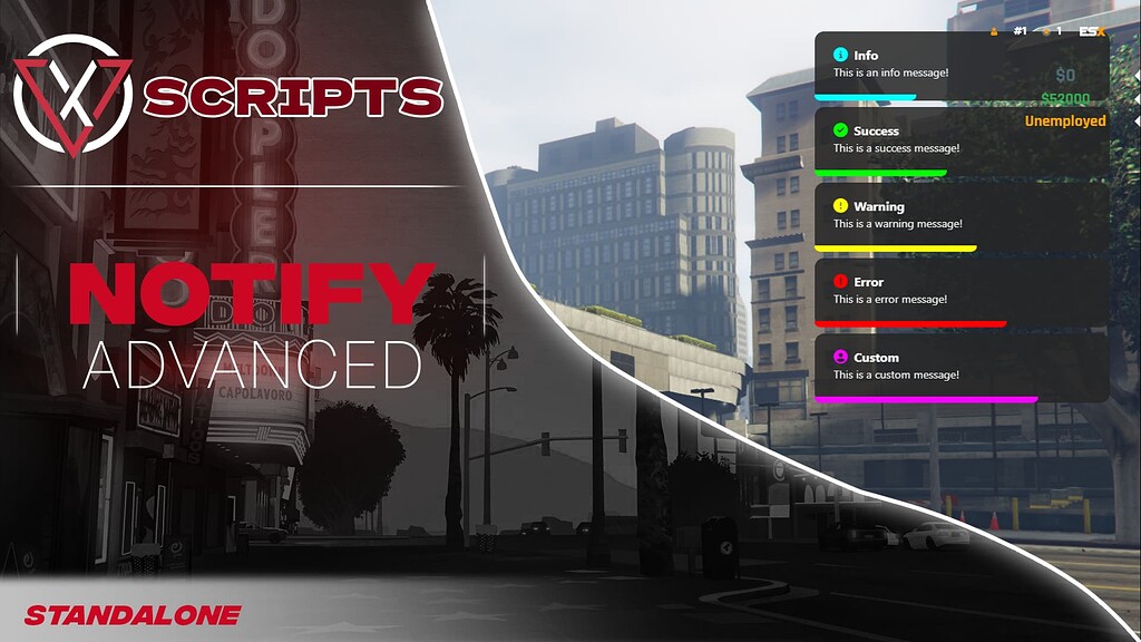 Notification Script [Standalone] - FiveM Releases - Cfx.re Community