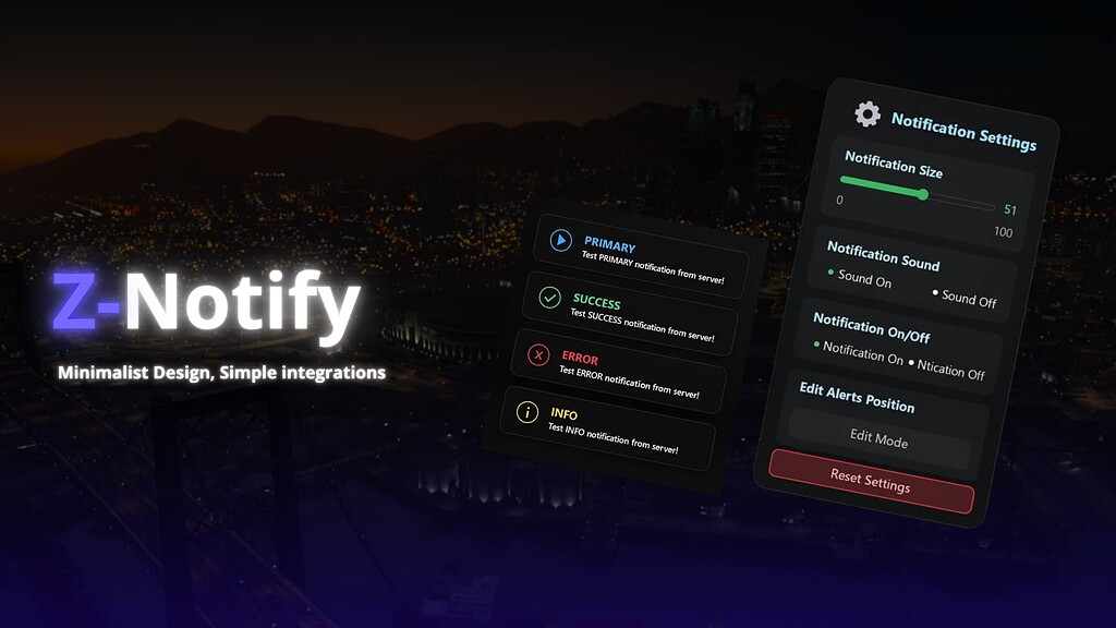[STANDALONE] Z-Notify - FiveM Releases - Cfx.re Community