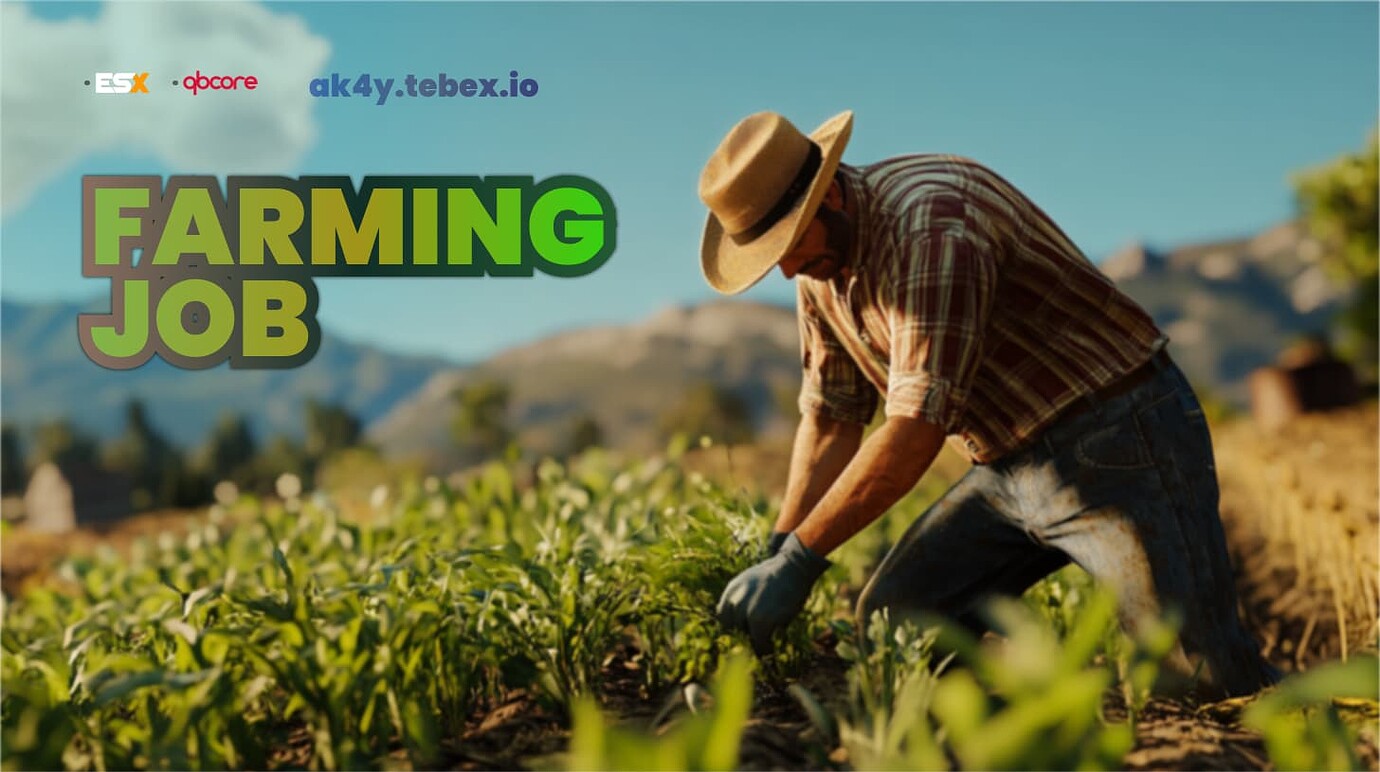 [QB/ESX] Advanced Farming Job Scripts | Wheat Farming & Cow Milking ...