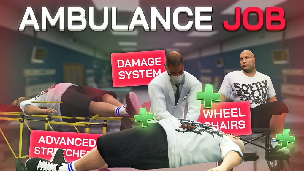 [ PAID ] Advanced Ambulance Job [ ESX / QB / QBOX ] - FiveM Releases ...