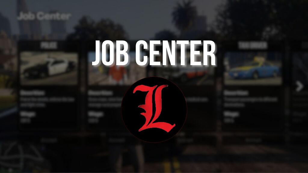 Job Center [ESX/QBCore/VRP/Standalone] [PAID] - FiveM Releases - Cfx.re ...