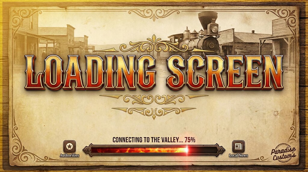 [FREE] Loading Screen by Paradise Customs - RedM Releases - Cfx.re ...