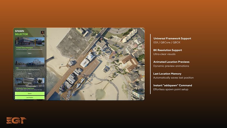 [ESX/QBCORE/QBOX] | Spawn Selector | /addspawn Admin Command | No ...