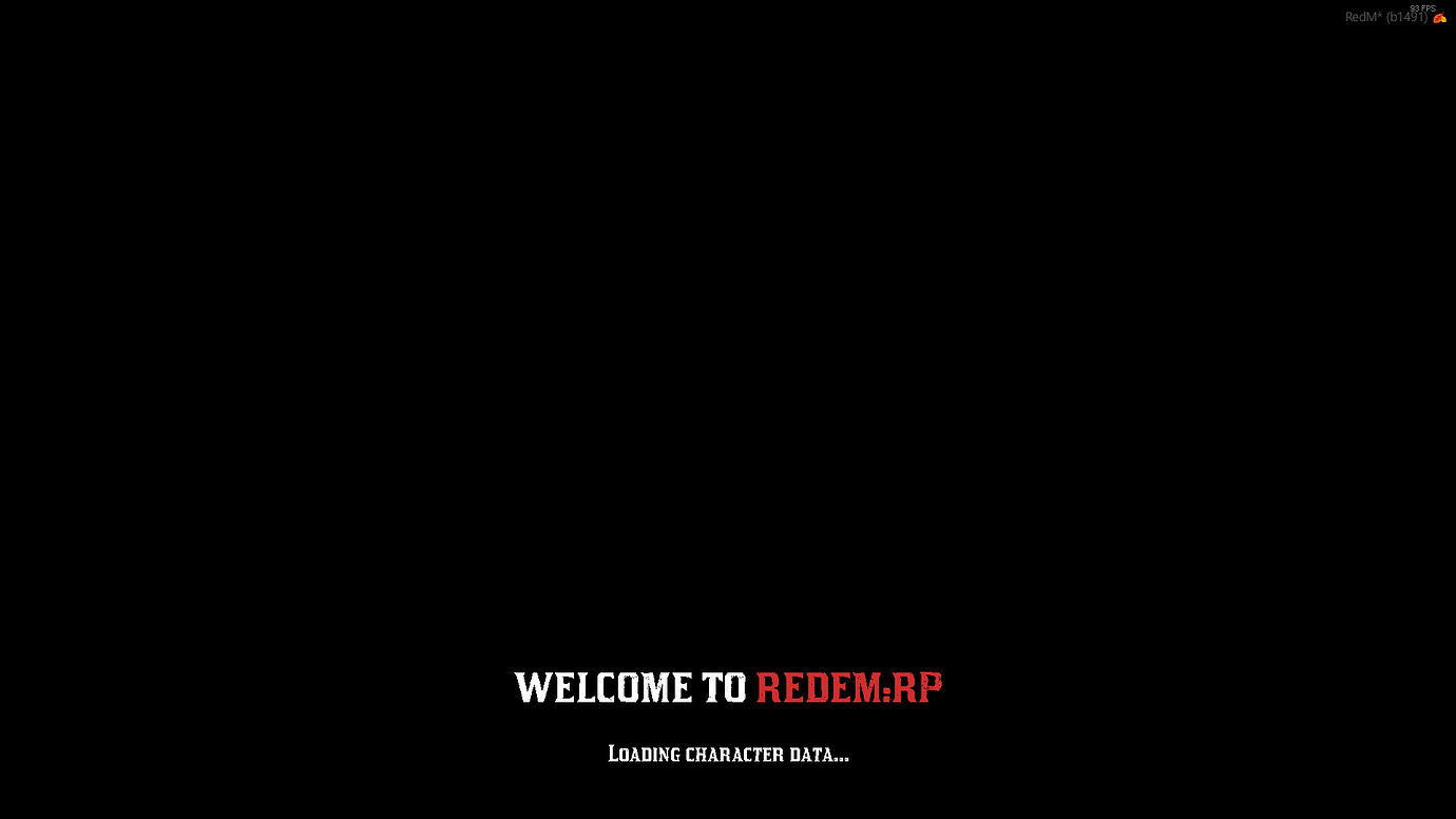If i join my server im stuck on "welcome to redm:rp" "loading character ...