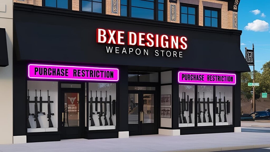 [PAID] BXE Gun Control | Advanced Weapon Shop, License System, Stock ...
