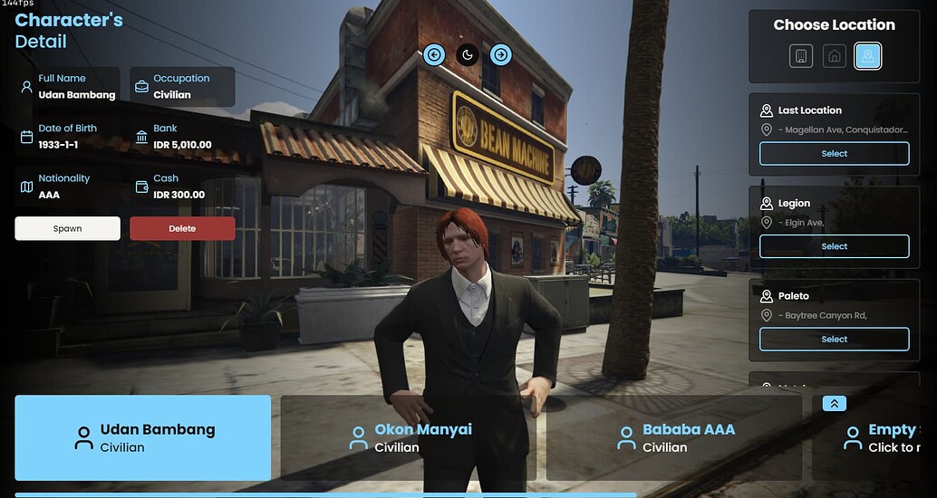 Multicharacter & Spawn Selector [ESX/QB/QBX] - FiveM Releases - Cfx.re ...