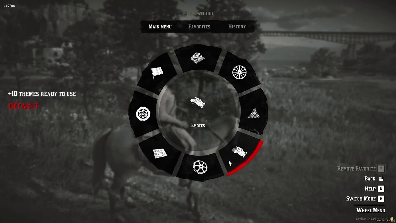 RedM Radial Menu | Clothes, Emotes, HotKeys, Favorites, History, and ...