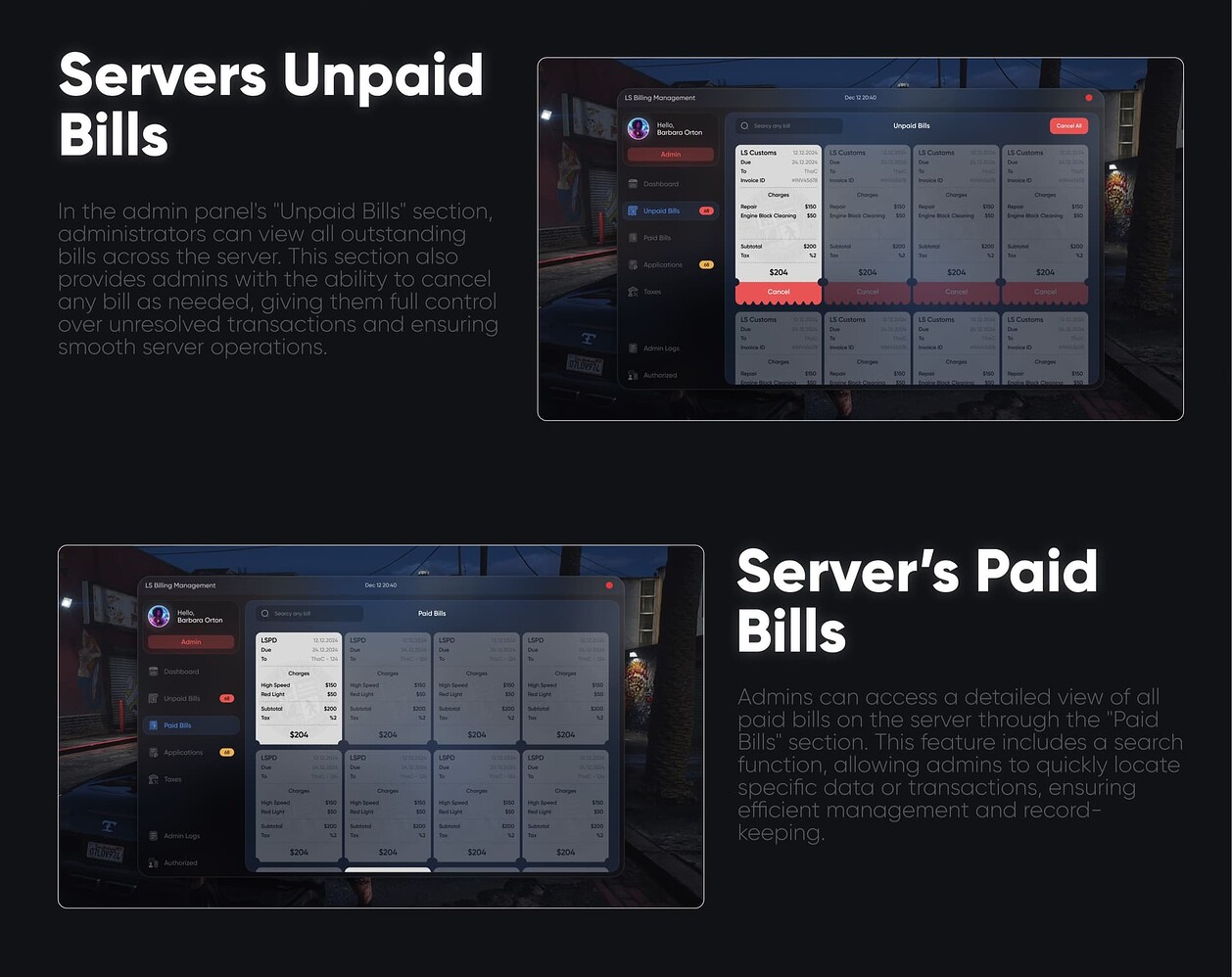 CodeM mBilling v2 - Advanced Billing Script (ESX-QB) - FiveM Releases ...