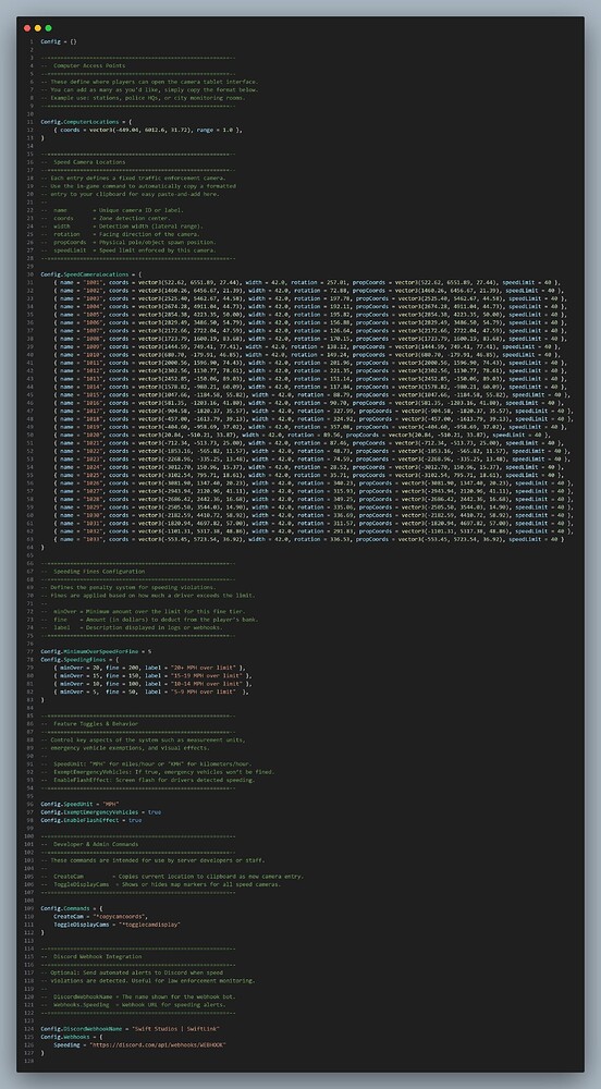 [FREE] [QB/ESX/STANDALONE] SwiftLink - Advanced Traffic Enforcement ...