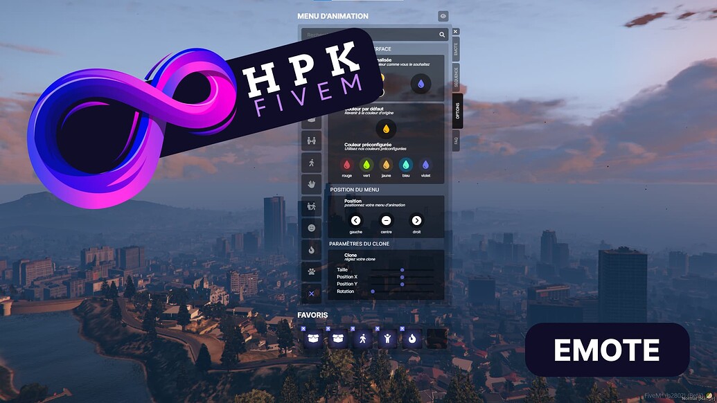 Hpk EMOTE UI [STANDALONE] - FiveM Releases - Cfx.re Community