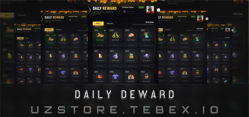 Daily Rewards [QBCore, ESX] - FiveM Releases - Cfx.re Community