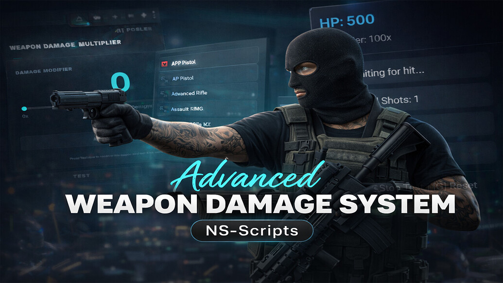 Advanced Weapon Damage System [QB/QBOX, ESX] - FiveM Releases - Cfx.re ...