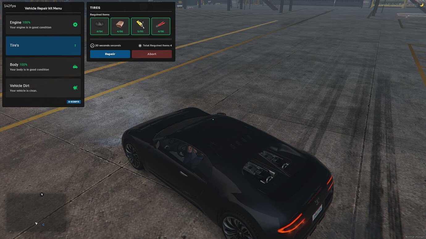 Menu Based | Advanced & Modern Repair Kit System - FiveM Releases - Cfx ...