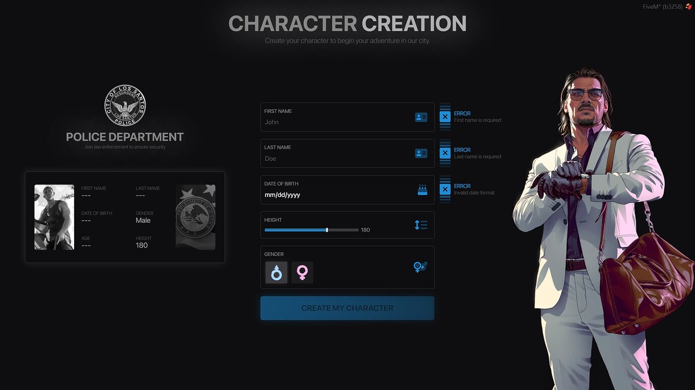 [FREE] [ESX] Identity Script UI - FiveM Releases - Cfx.re Community