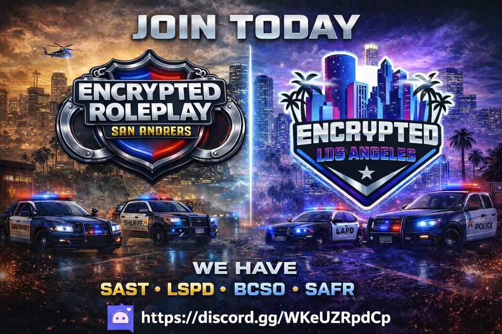 Encrypted Roleplay || Serious Rp || Whitelisted || Recruiting Staff ...